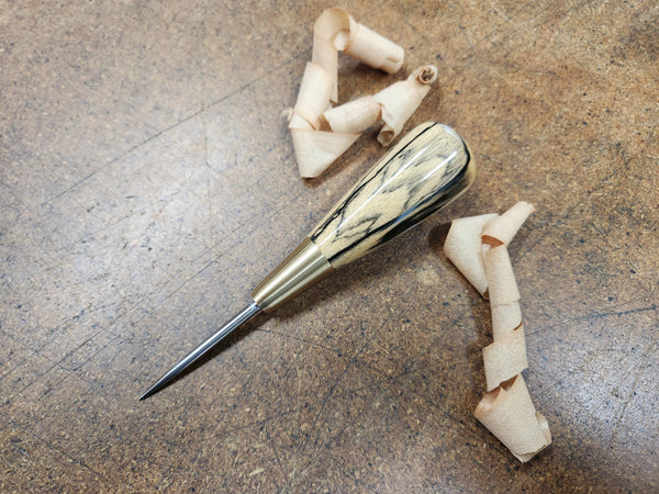 Specialty Pocket Scratch Awl - Harold & Saxon - Black & White Ebony ...